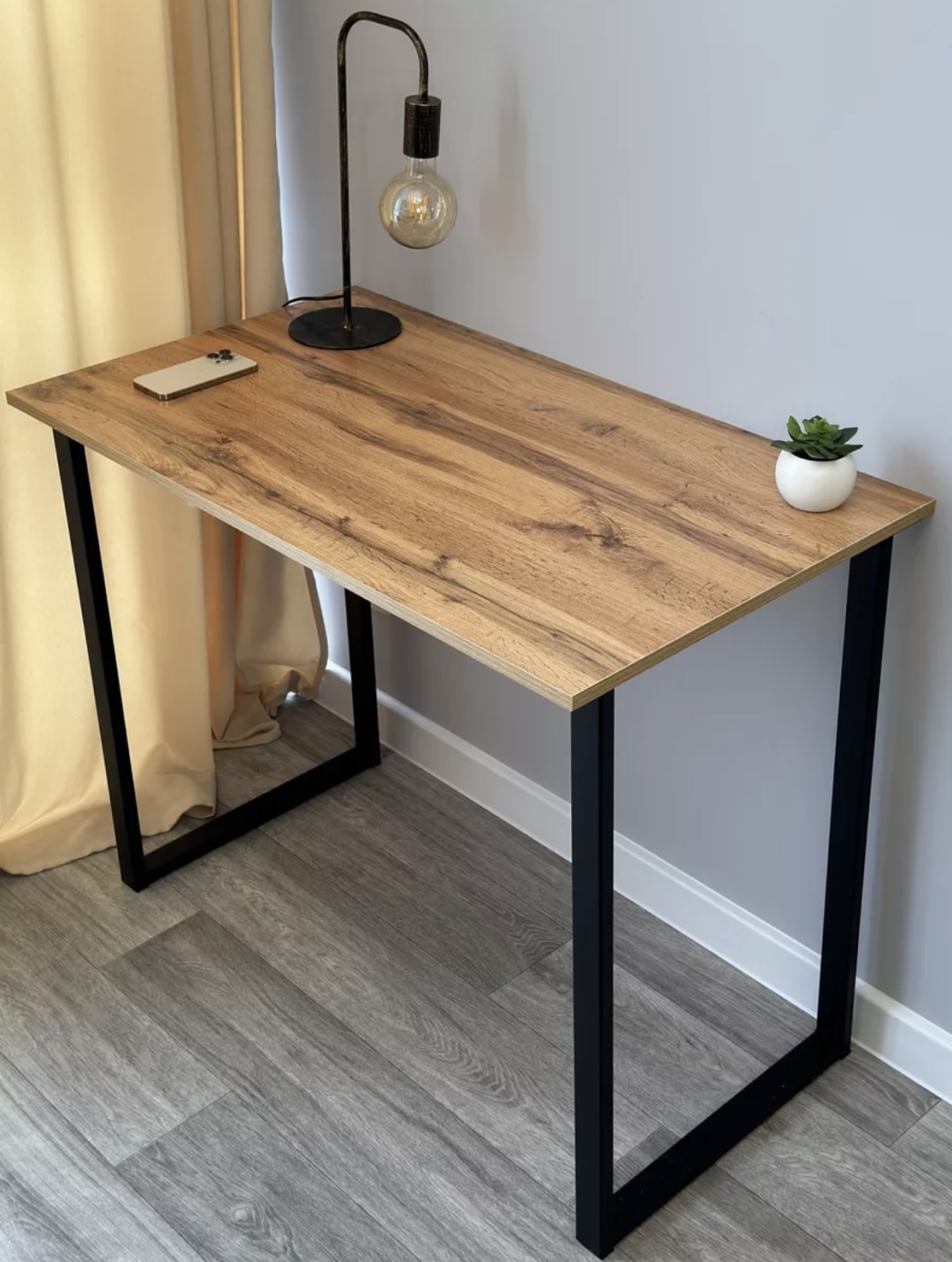 Купить Стол компьютерный Loft, 95х55x75 см, коричневый в Алматы ...