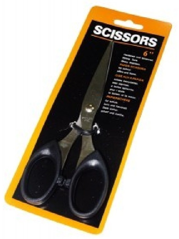 Купить Ножницы канцелярские Scissors №6 16 см черный серебряный в Алматы Магазин на Kaspi Kz