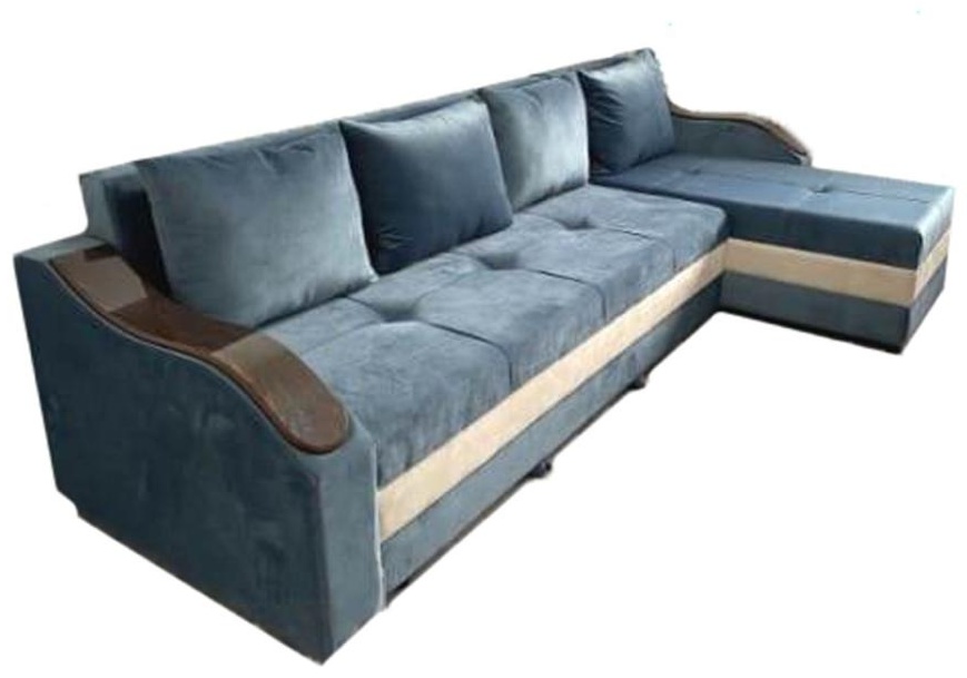 Купить ROOM MEBEL 1234569 диван, обивка ткань, 85x280x75 см, серый ...