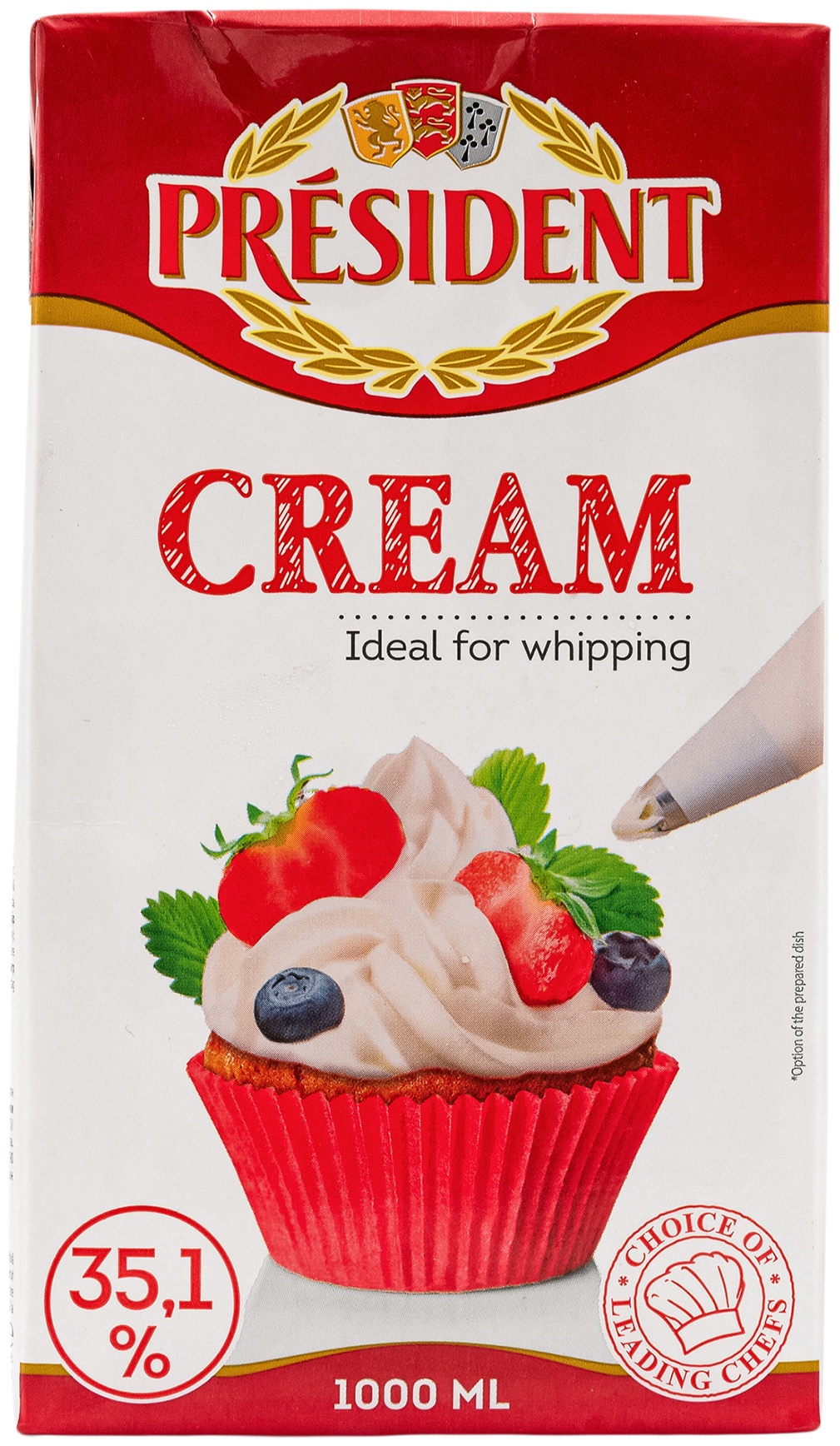 Купить PRESIDENT Cream сливочный продукт 35.1% 1000 мл в Алматы ...