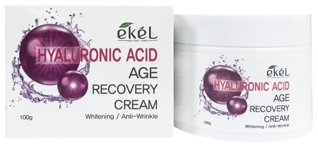 Купить EKEL Hyaluronic Acid Age Recovery крем для лица 100 мл в Алматы ...