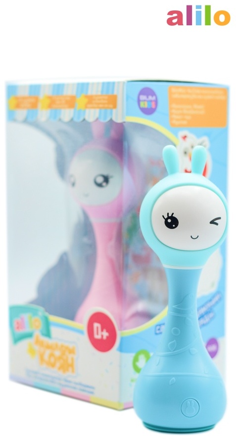 Купить Интерактивная игрушка Alilo Ақылды қоян R1 синий в Алматы – Магазин на Kaspi.kz
