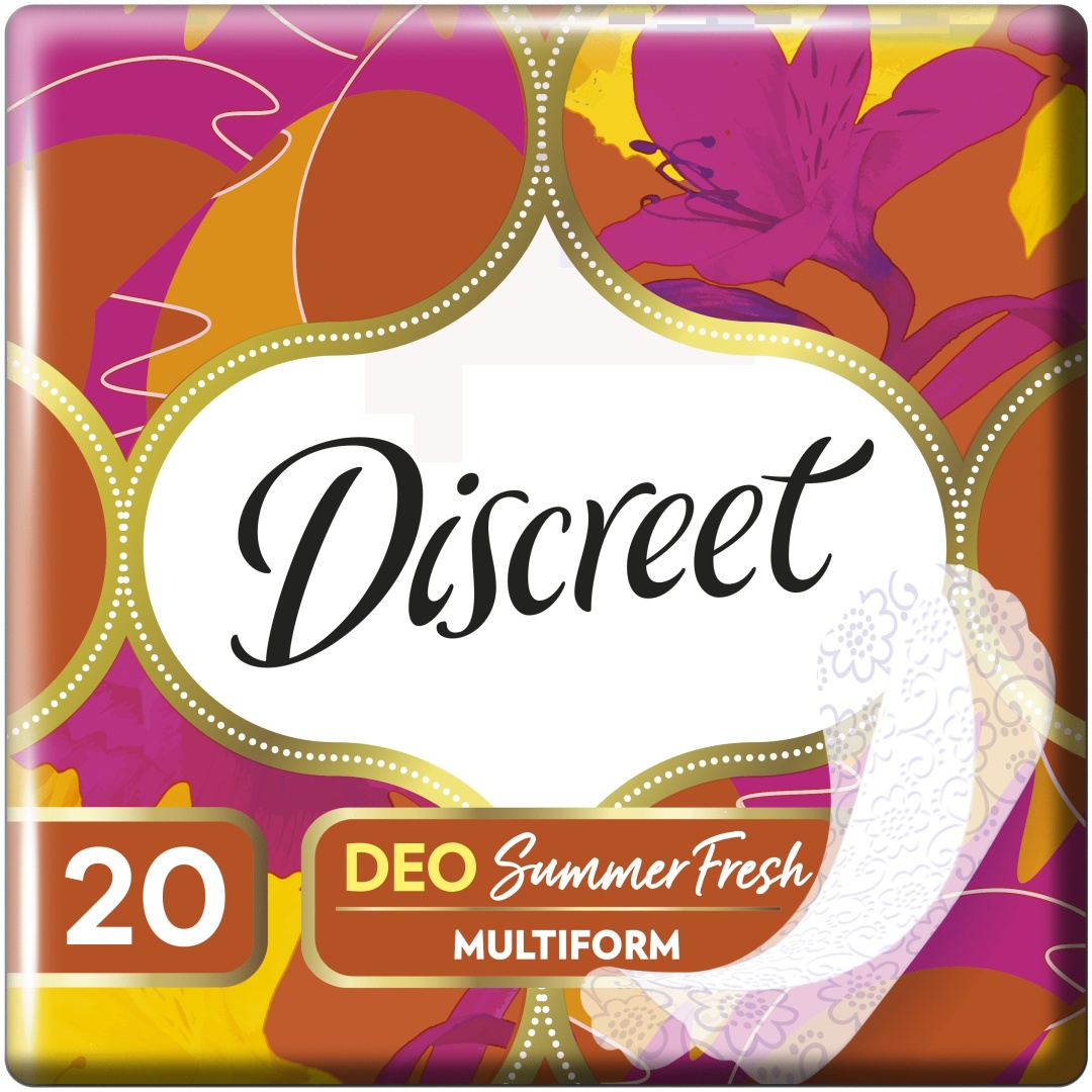 Купить Discreet ежедневные прокладки Discreet Multiform Летняя свежесть ...