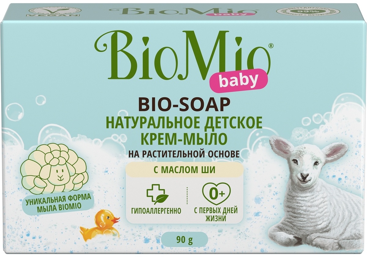 Купить Крем-мыло BioMio Bio-Soap с маслом ши 90 гр в Алматы – Магазин ...