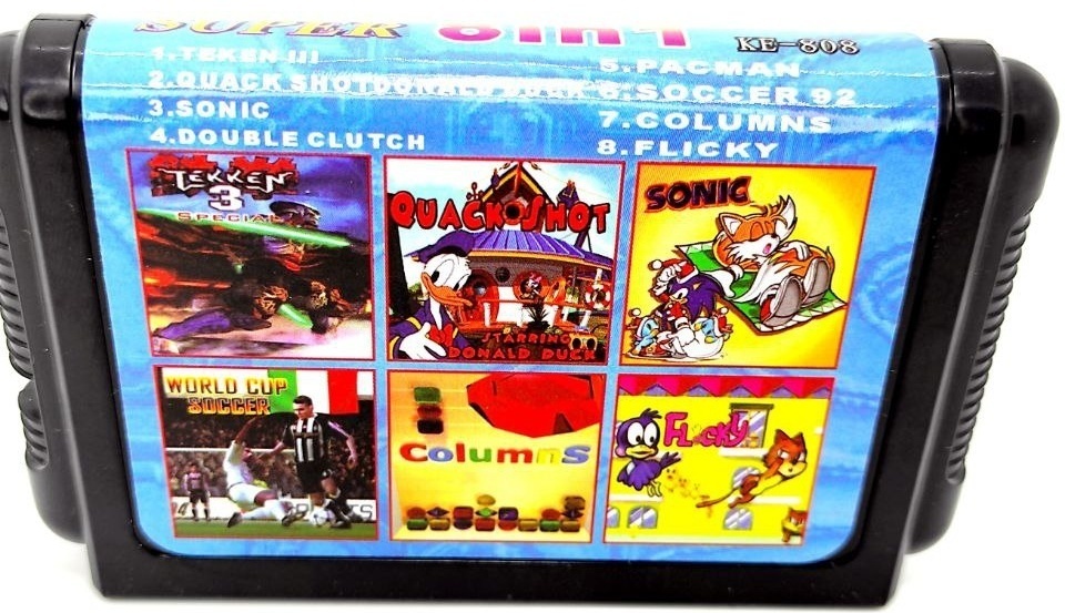 Купить Видеоигра Tekken 3, Donald Duck, Sonic, Flincy, Columns, Soccer ...