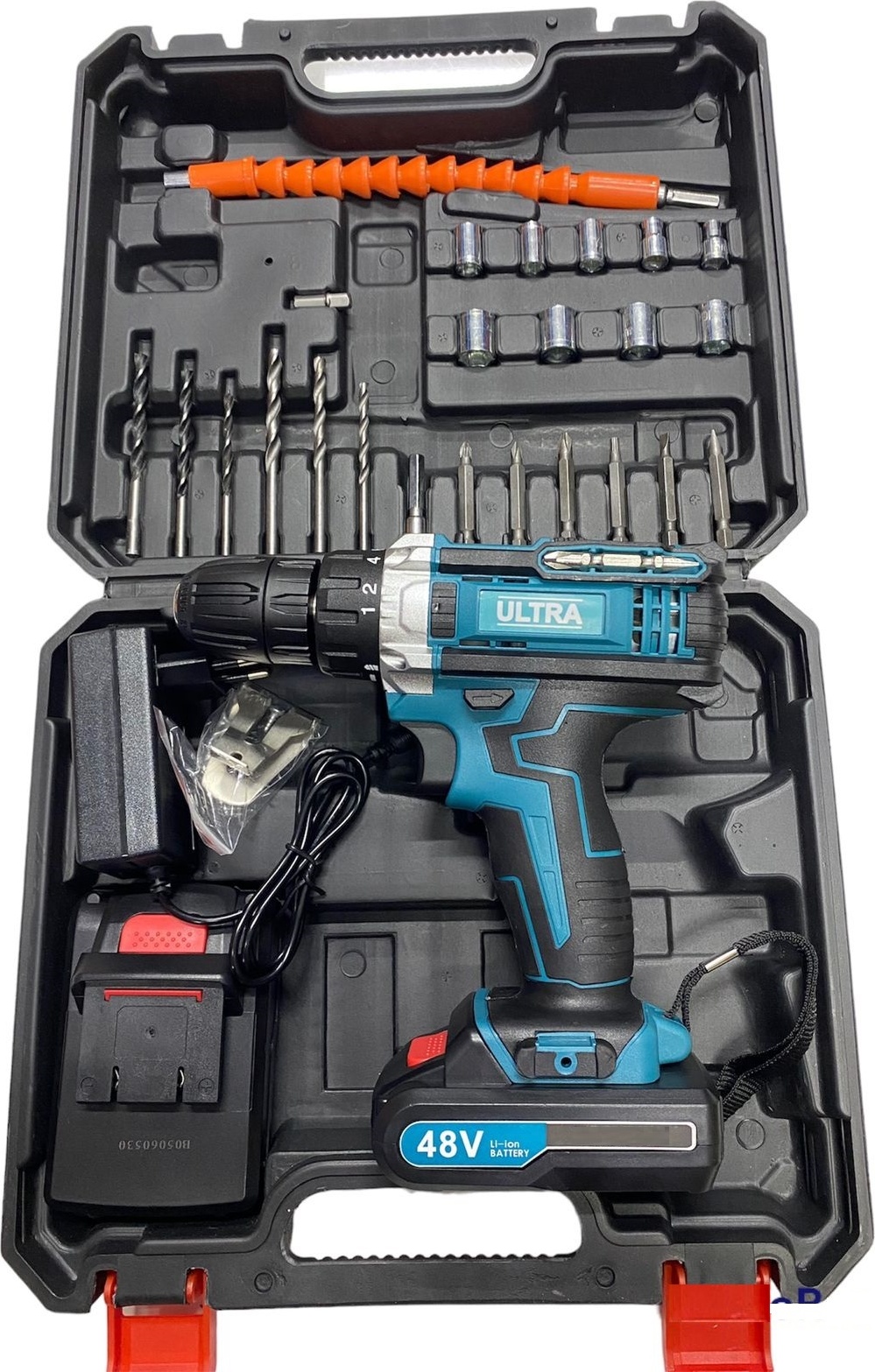 Купить Аккумуляторная дрель-шуруповерт ULTRA PROFESSIONAL UP-24*2=48 с двумя аккумуляторами в ...