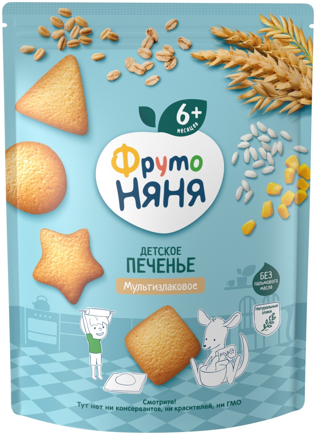 Купить Печенье ФрутоНяня мультизлаковое, 120 г в Алматы – Магазин на ...