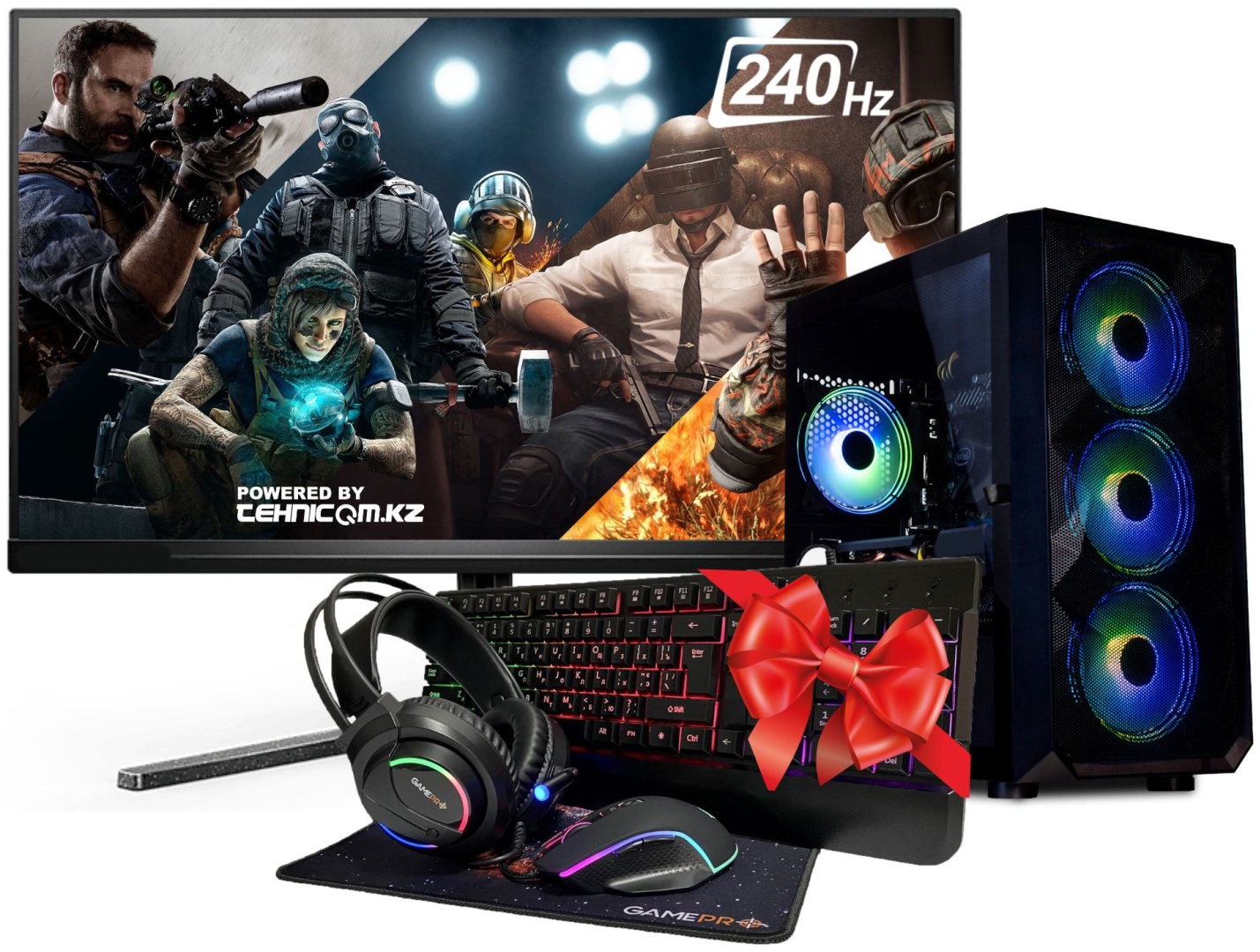 Купить Tehnicom i5-12400F/ RTX 4060/ 32GB/ SSD 1000 Гб/ Win 11 в Алматы – Магазин на Kaspi.kz