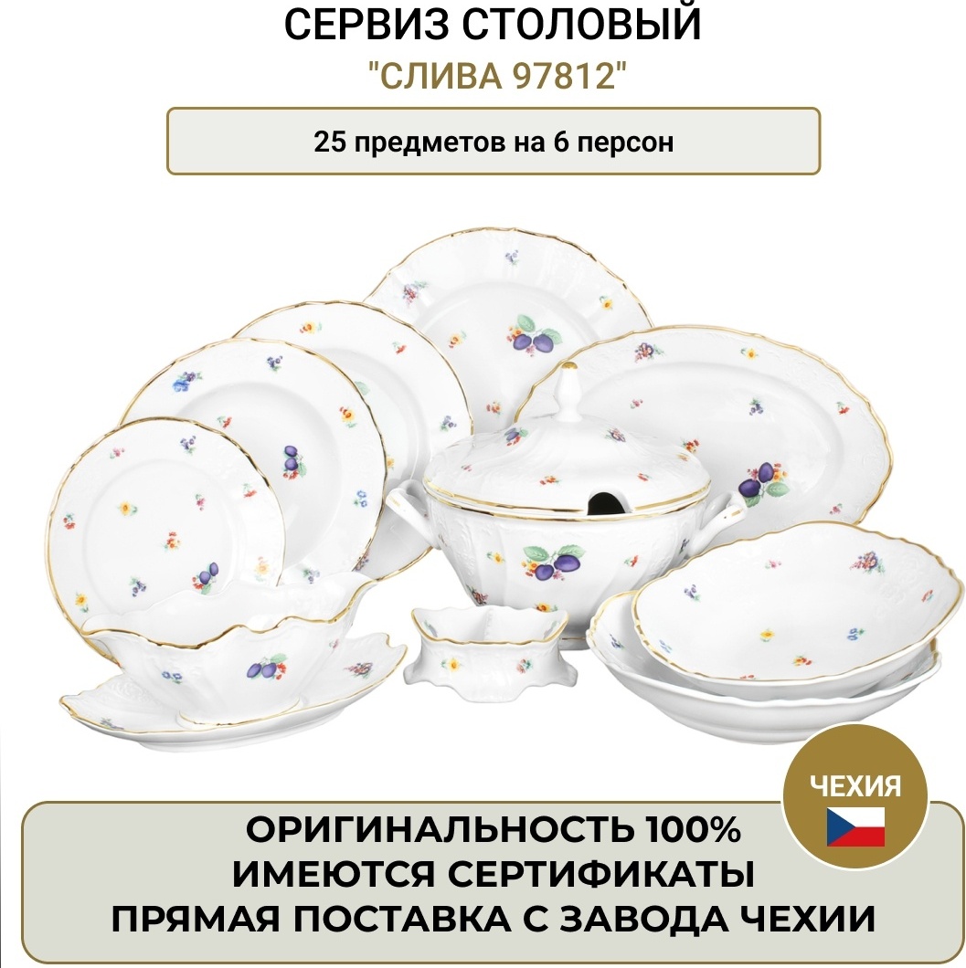 Купить Сервиз Bernadotte 11563 25 в 1 в Алматы – Магазин на Kaspi.kz