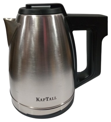 Купить Электрочайник KapTall А-50 серебристый, черный в Алматы – Магазин на Kaspi.kz