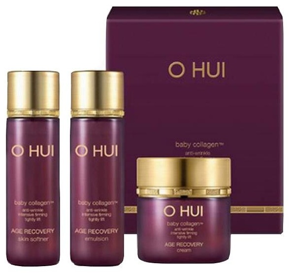 Купить O HUI Age Recovery Miniature Kit 3 набор по уходу за лицом для ...