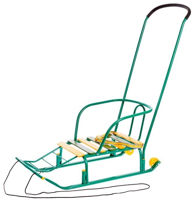 Купить Санки Nika Kids Тимка 5 комфорт 4413776, зелёный в Алматы ...