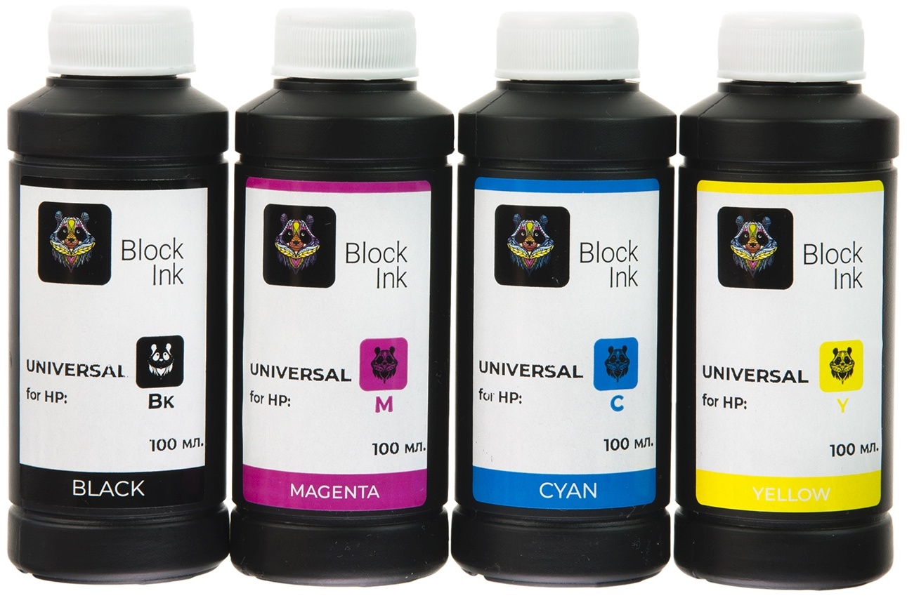 Купить Чернила Block Ink HP-4 400 мл многоцветный в Алматы – Магазин на ...