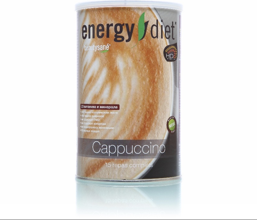 Купить Коктейль Energy Diet Cappuccino порошок 450 мл в Алматы ...