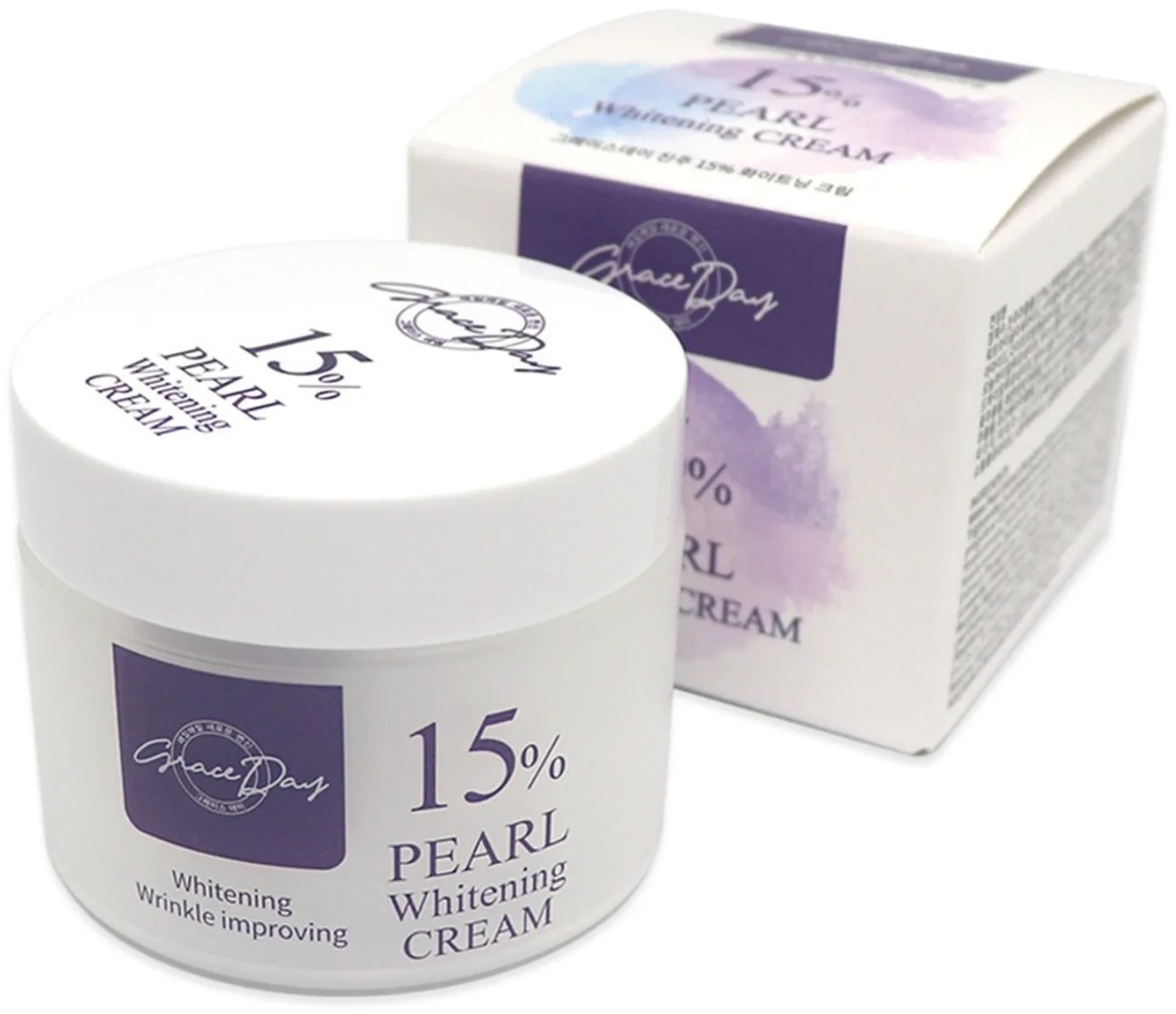 Купить Grace Day 15 % Pearl Whitening Cream крем для лица 50 мл в ...