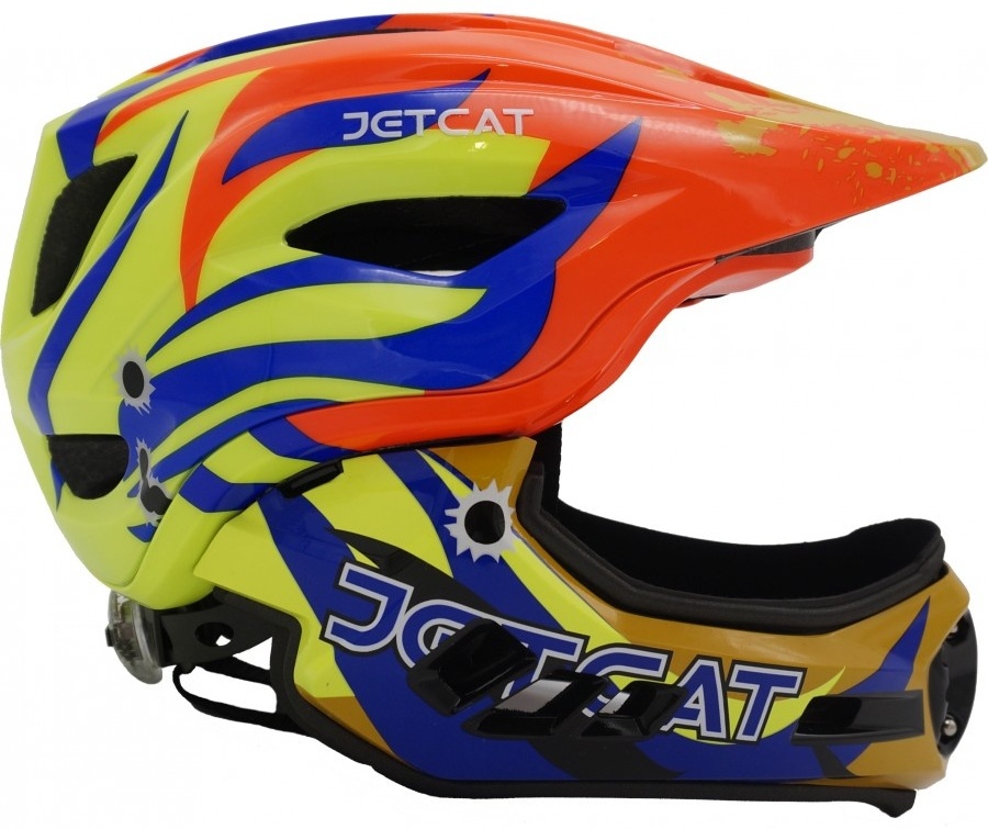 Купить Шлем Jetcat JetCat Raptor SE fullface M 6017 синий, желтый ...