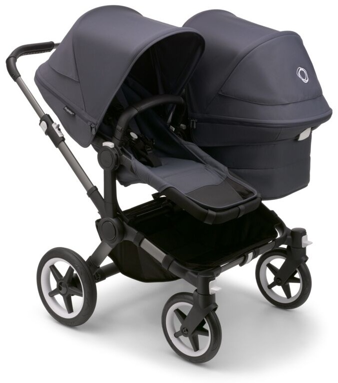 Купить Коляска универсальная 2 в 1 Bugaboo Donkey 5 Duo, синий, серый в ...