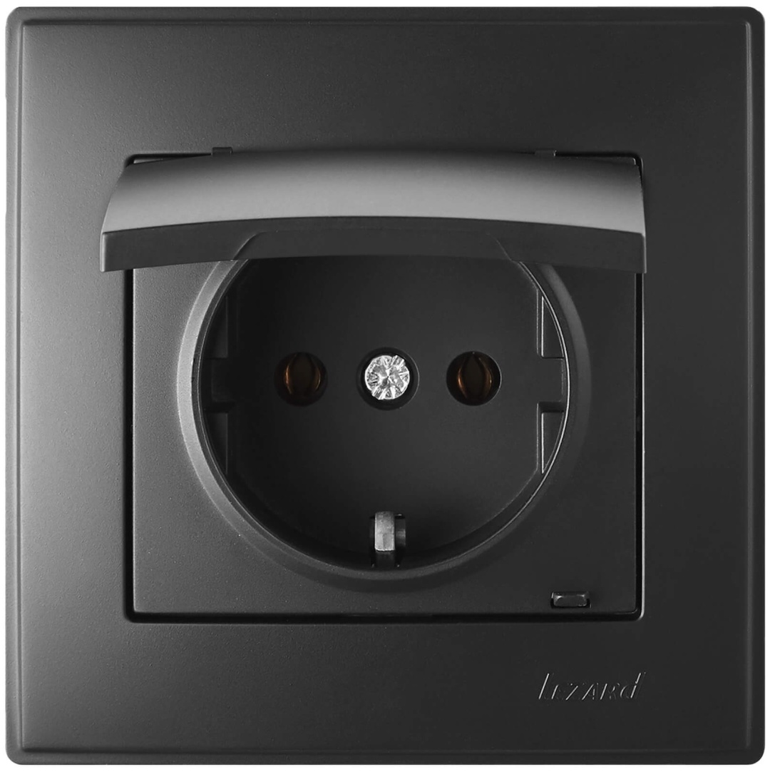 Купить Розетка Lezard Lesya 705-4242-123 черный в Алматы – Магазин на ...