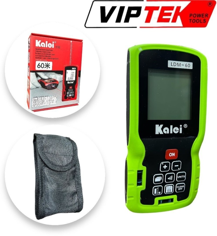 Купить Дальномер Viptek LDM-406080100, дальность до 100 м в Алматы – Магазин на Kaspi.kz