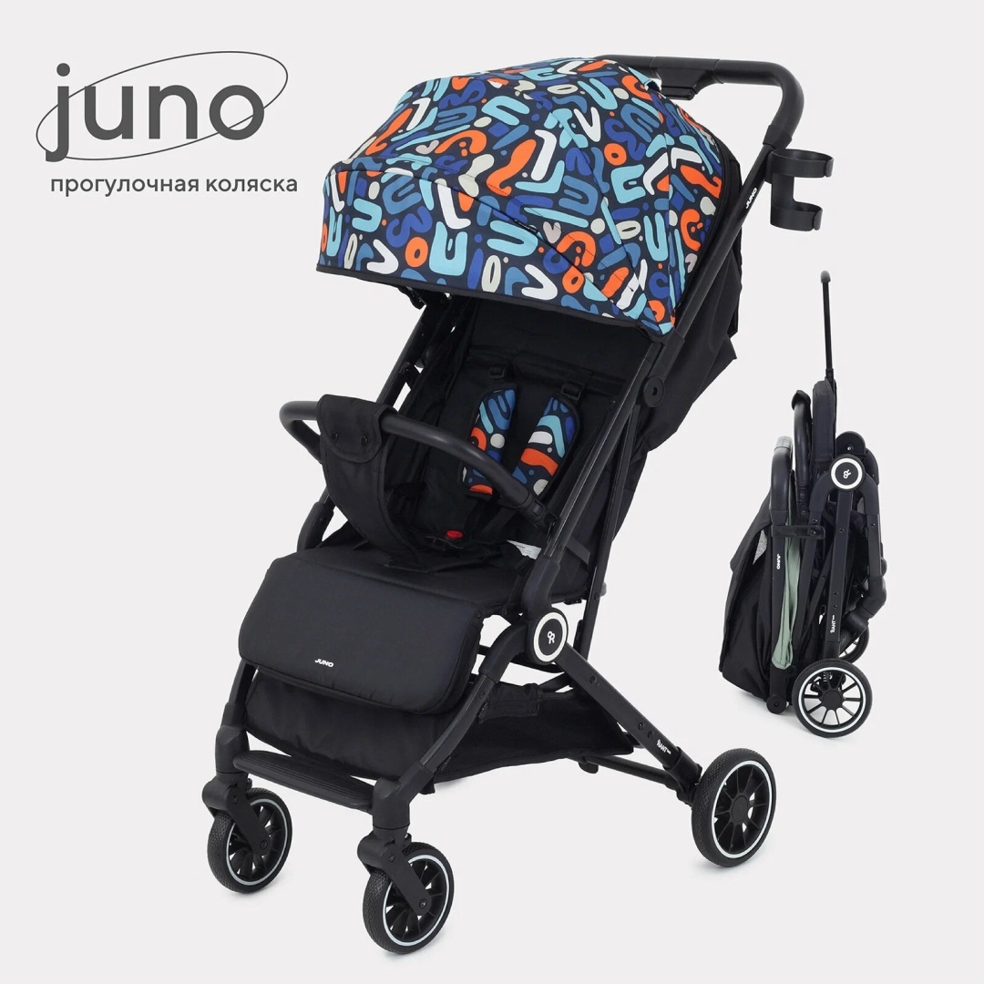 Купить Коляска прогулочная Rant Juno, мультиколор в Алматы – Магазин на Kaspi.kz