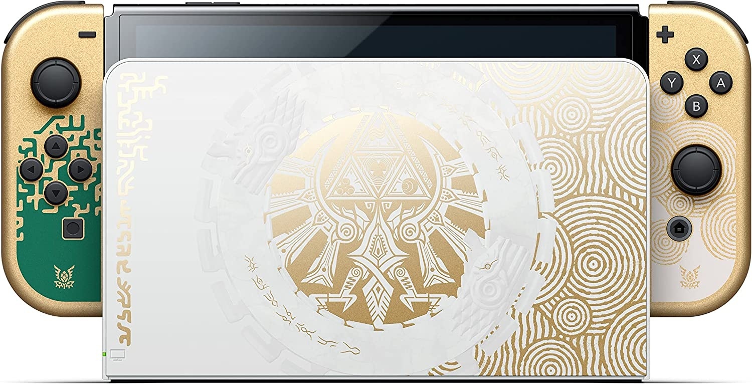 Купить Игровая приставка Nintendo Switch Oled Legend of Zelda в Алматы ...