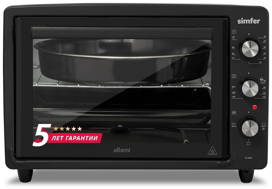 Купить Настольная электропечь Simfer M3426 черный в кредит в Алматы ...