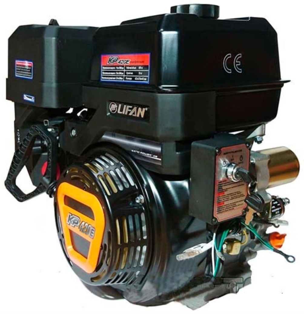Купить Двигатель Lifan бензиновый KP420E 11А (190FD-T) 17 л.с. в Алматы – Магазин на Kaspi.kz