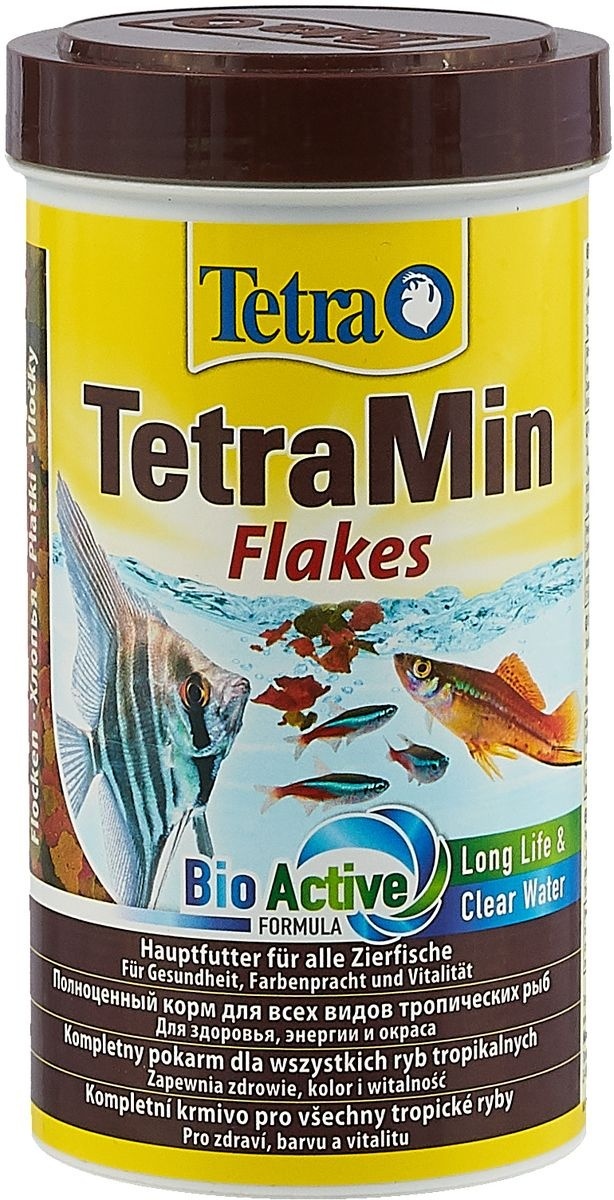 Купить Корм Tetra хлопья TetraMin Flakes для декоративных рыб 500 в ...