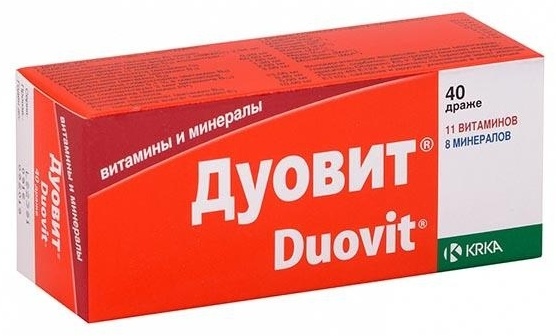 Купить KRKA Дуовит таблетки 40 шт в Алматы – Магазин на Kaspi.kz