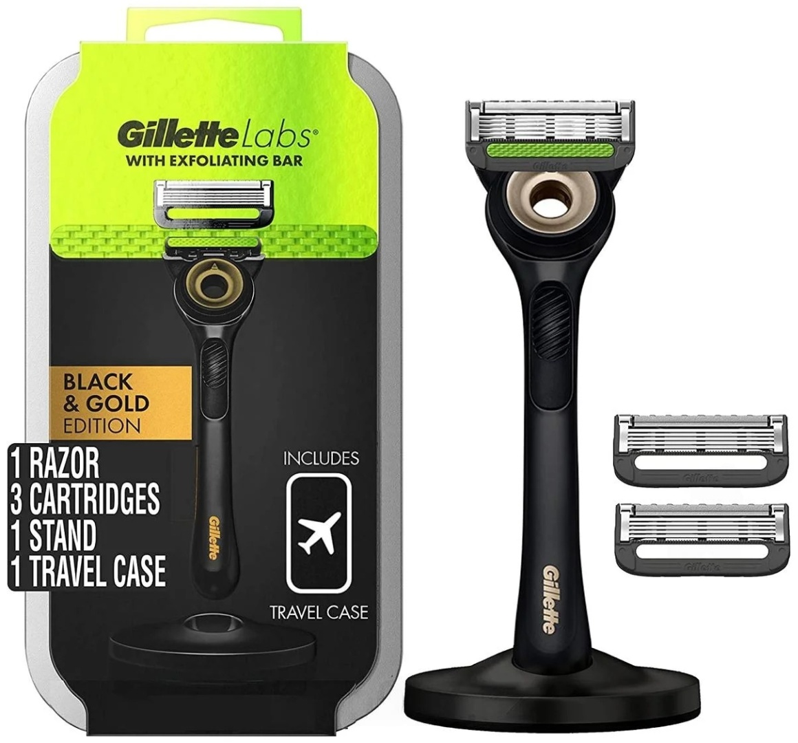 Купить Gillette Станок Labs со скрабирующей полоской и магнитной ...