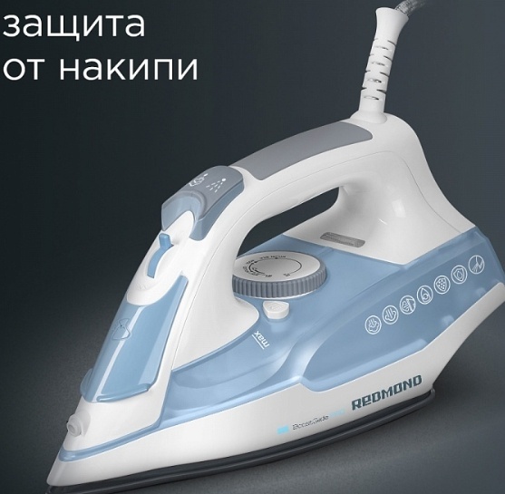 Купить Утюг REDMOND RI-C278 голубой в Алматы – Магазин на Kaspi.kz