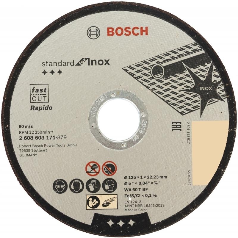 Купить Диск отрезной Bosch по металлу 2608603171 125x22.2 мм в кредит в ...