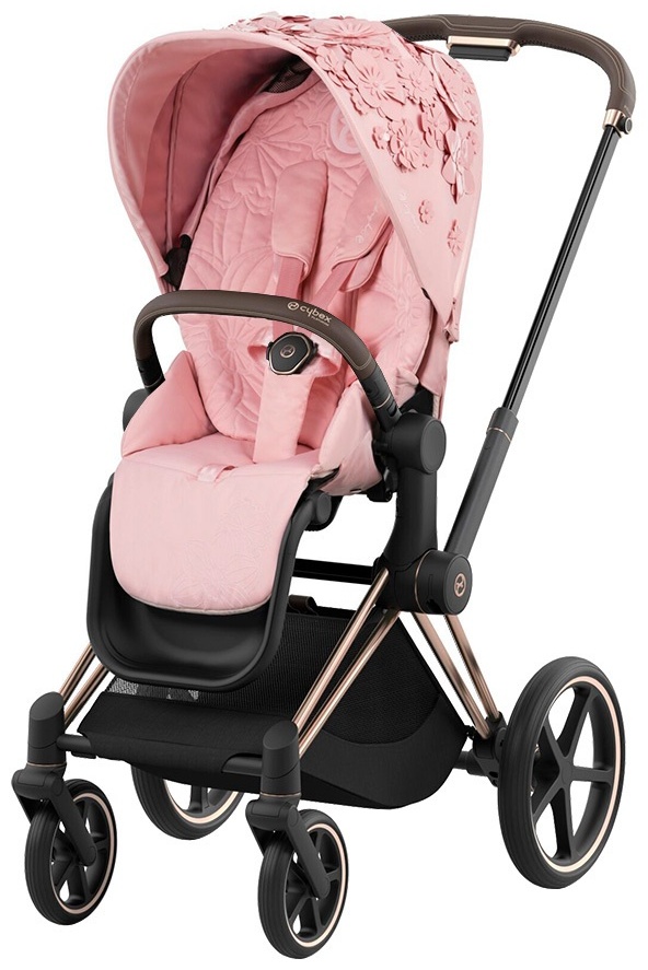 Купить Коляска прогулочная Cybex PRIAM IV FE SIMPLY FLOWERS PINK на ...