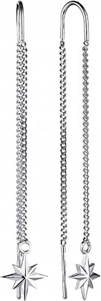 Купить Серьги-цепочки Lucente Silver VL-СП-439Р вес 1.649 г серебро ...