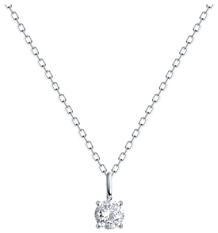 Купить Колье SOKOLOV 1070184-3_45 длина 45 см вес 1.88 г золото, бриллиант в Алматы – Магазин на ...