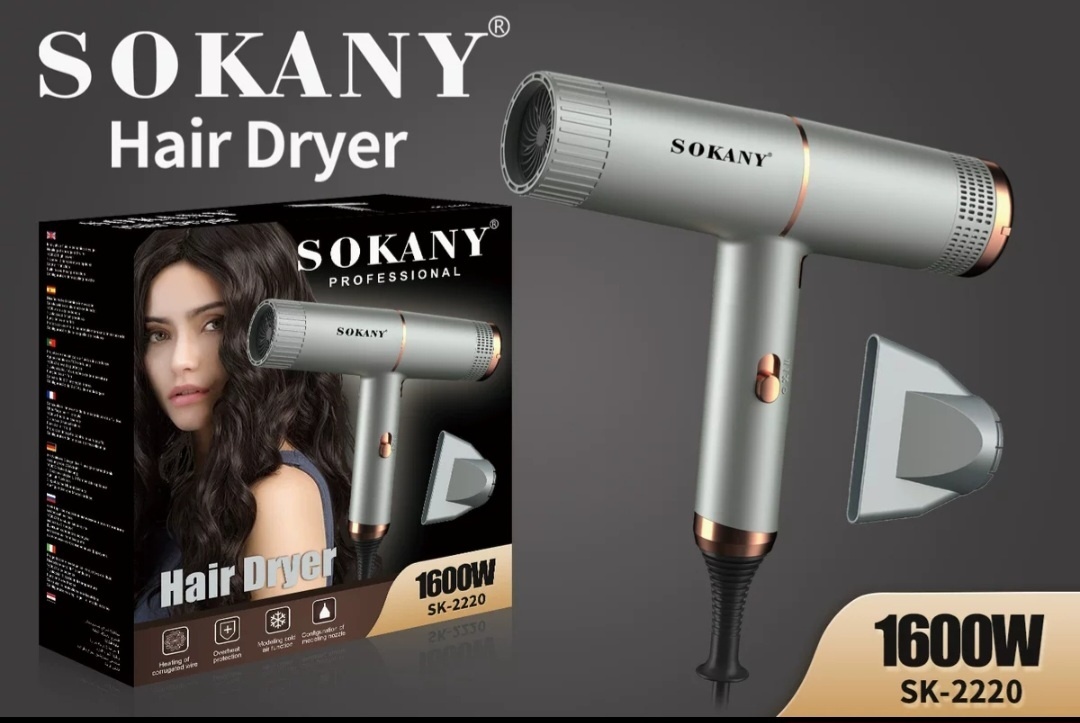 Купить SOKANY SK-2220 фен 1600 W в Алматы – Магазин на Kaspi.kz