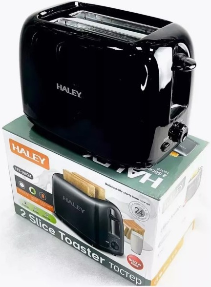 Купить Тостер Haley HY-9604 черный в Алматы – Магазин на Kaspi.kz