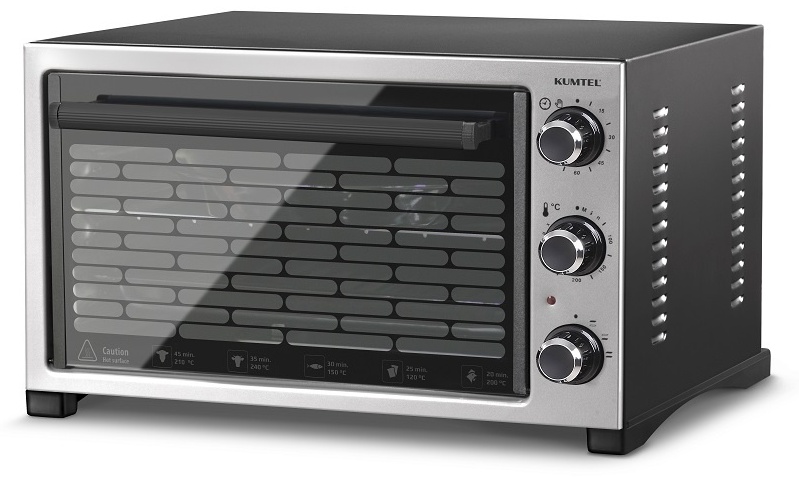 Купить Настольная электропечь Kumtel KF-5320 серебристый в кредит в Алматы – Kaspi Магазин