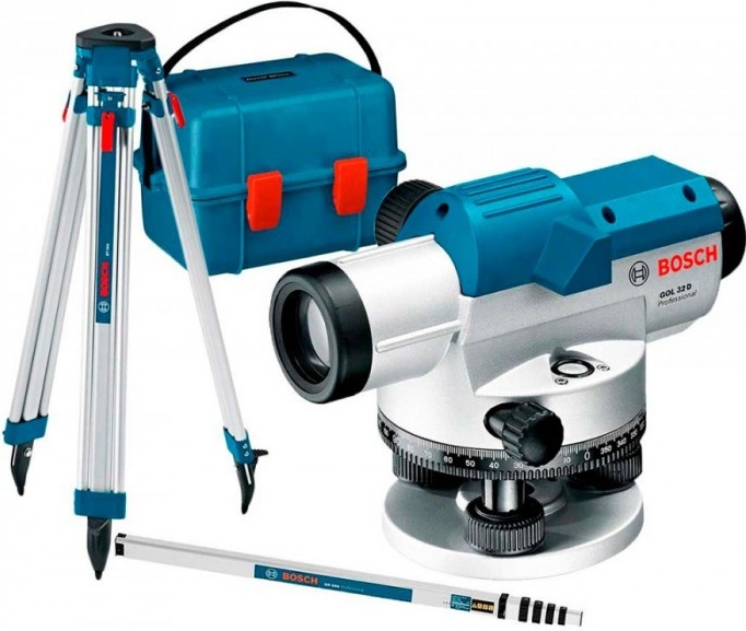 Купить Оптический нивелир Bosch GOL 32 D 0601068502 в Алматы – Магазин ...