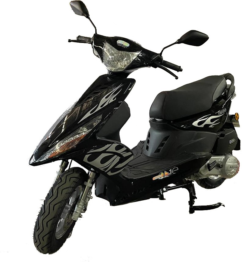 Купить Скутер Arlan GTS 49cc черный в кредит в Алматы – Kaspi Магазин