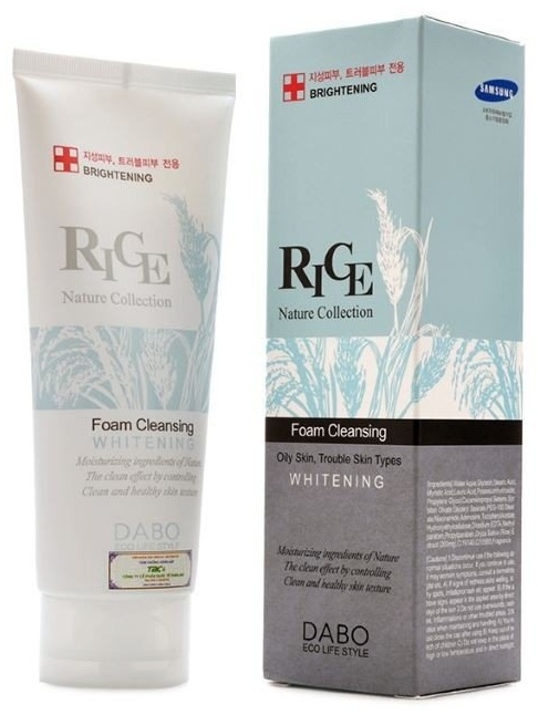 Купить Dabo Rice Nature Collection Whitening Foam Cleansing пенка 150 ...
