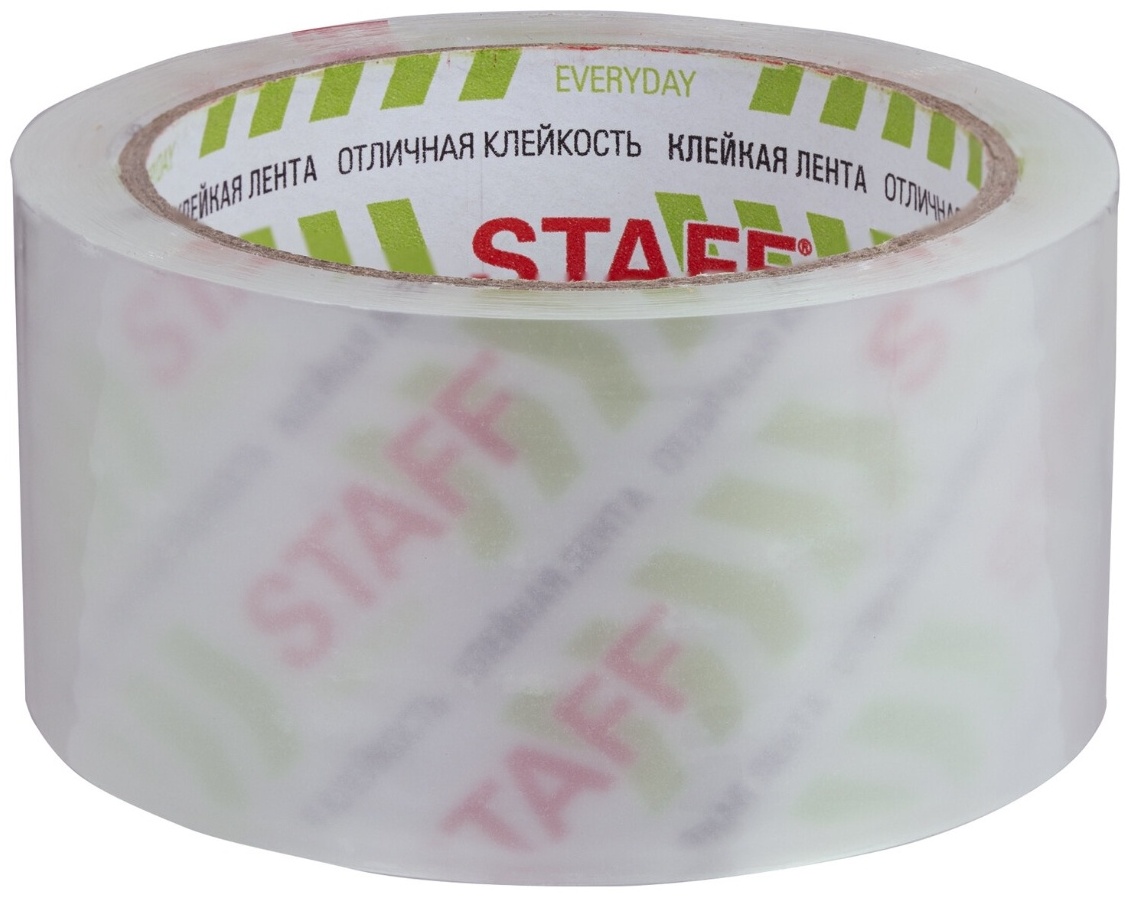 Купить Упаковочная лента STAFF 440175, ширина 50 мм, 1 шт, прозрачный в ...