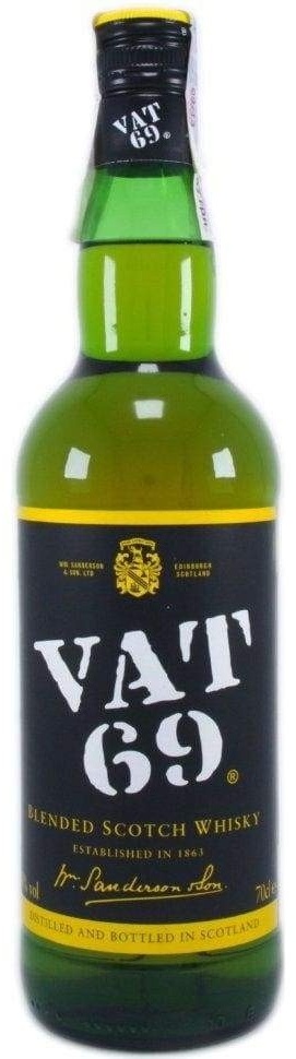 Купить Виски VAT 69 купажированный 40% 700 мл в кредит в Астане – Kaspi Магазин