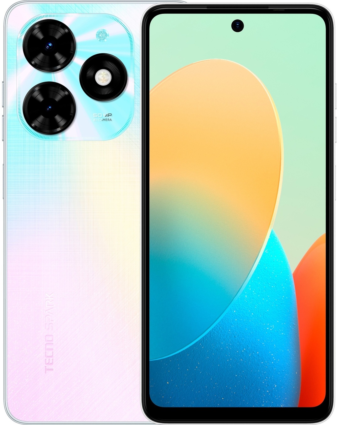 Купить Смартфон Tecno Spark 20c 8 ГБ 128 ГБ белый в Алматы Магазин на