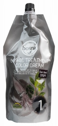 Купить BOSNIC Treatment Color Cream крем-краска Dark Brown темно ...