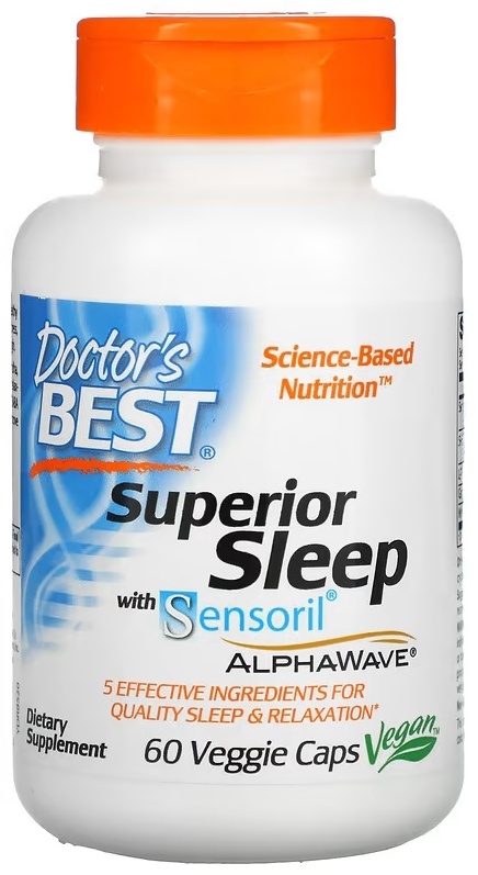 Купить Doctor's Best Superior Sleep с Sensoril AlphaWave, 60 капсул в ...