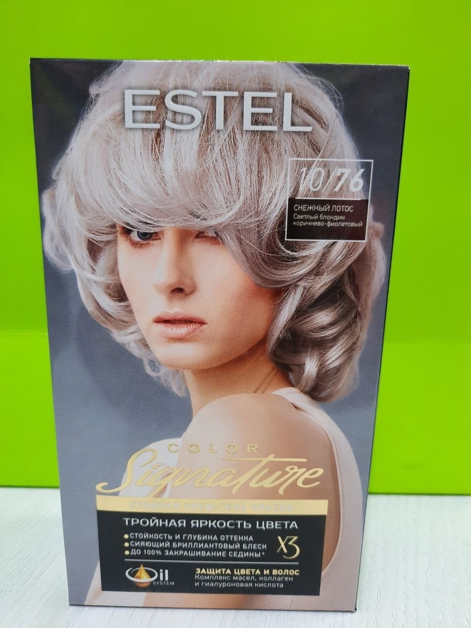 Купить ESTEL PROFESSIONAL Color Signature 10/76 крем-краска 170 мл в Алматы – Магазин на Kaspi.kz