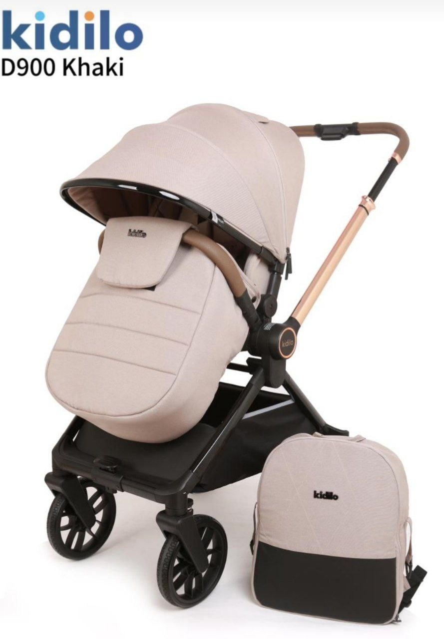 Купить Коляска прогулочная Kidilo D900, хаки в Алматы – Магазин на Kaspi.kz
