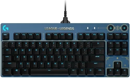 Купить Клавиатура Logitech G Pro LoL Edition 920-010537 синий в Алматы ...