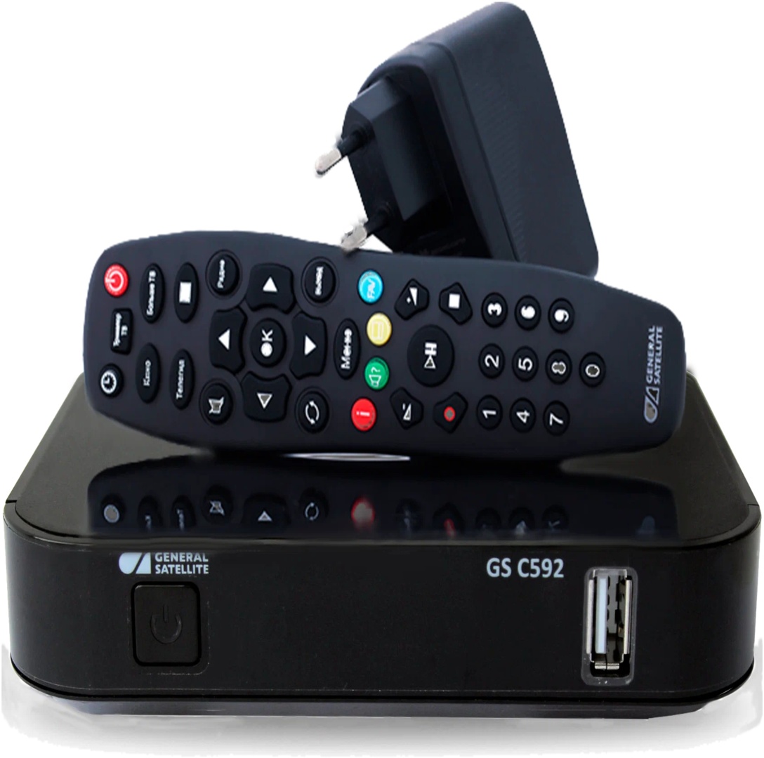 Купить Спутниковый ресивер General Satellite C592 в Алматы – Магазин на Kaspi.kz
